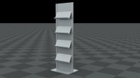 C4Display :: Metal Brochure Display stand